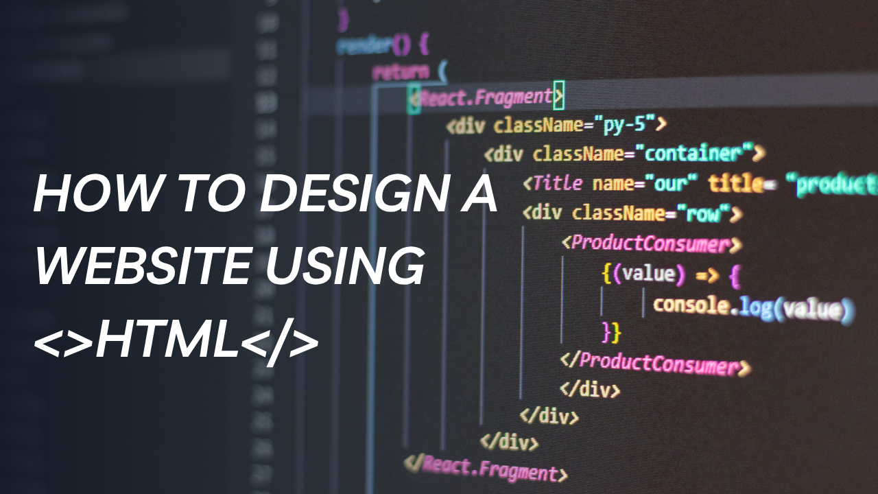 How to Design a Website Using HTML – A Complete Beginner’s Guide - portfolio
